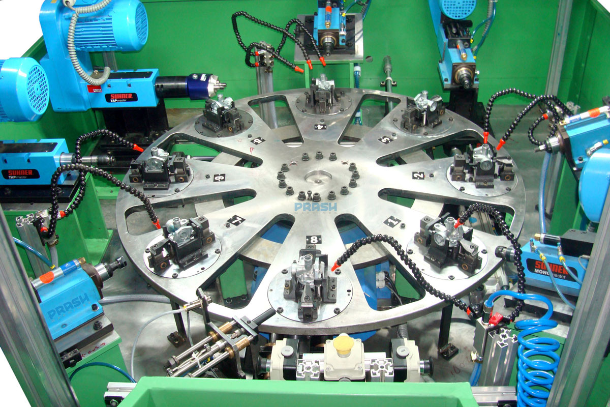 Prash Multi Spindle Auto Feed Drilling Tapping SPMs